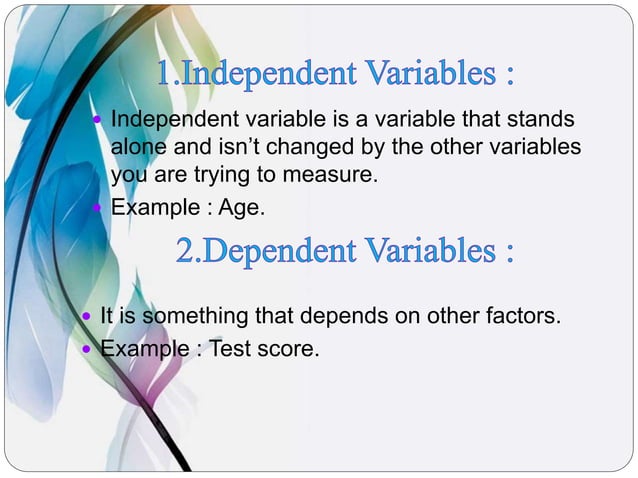 Variables and its attributes | PPTX
