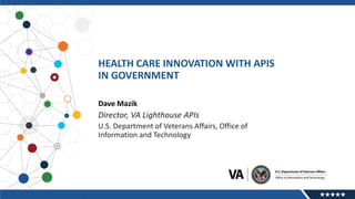 apidays LIVE Paris - Healthcare innovation in government with APIs by ...