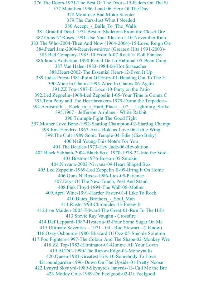 Va Top 1000 Classic Rock Songs Of All Time 2013 6 C ds va-top-1000-classic-rock-songs-of-all-time-2013-6-c-ds