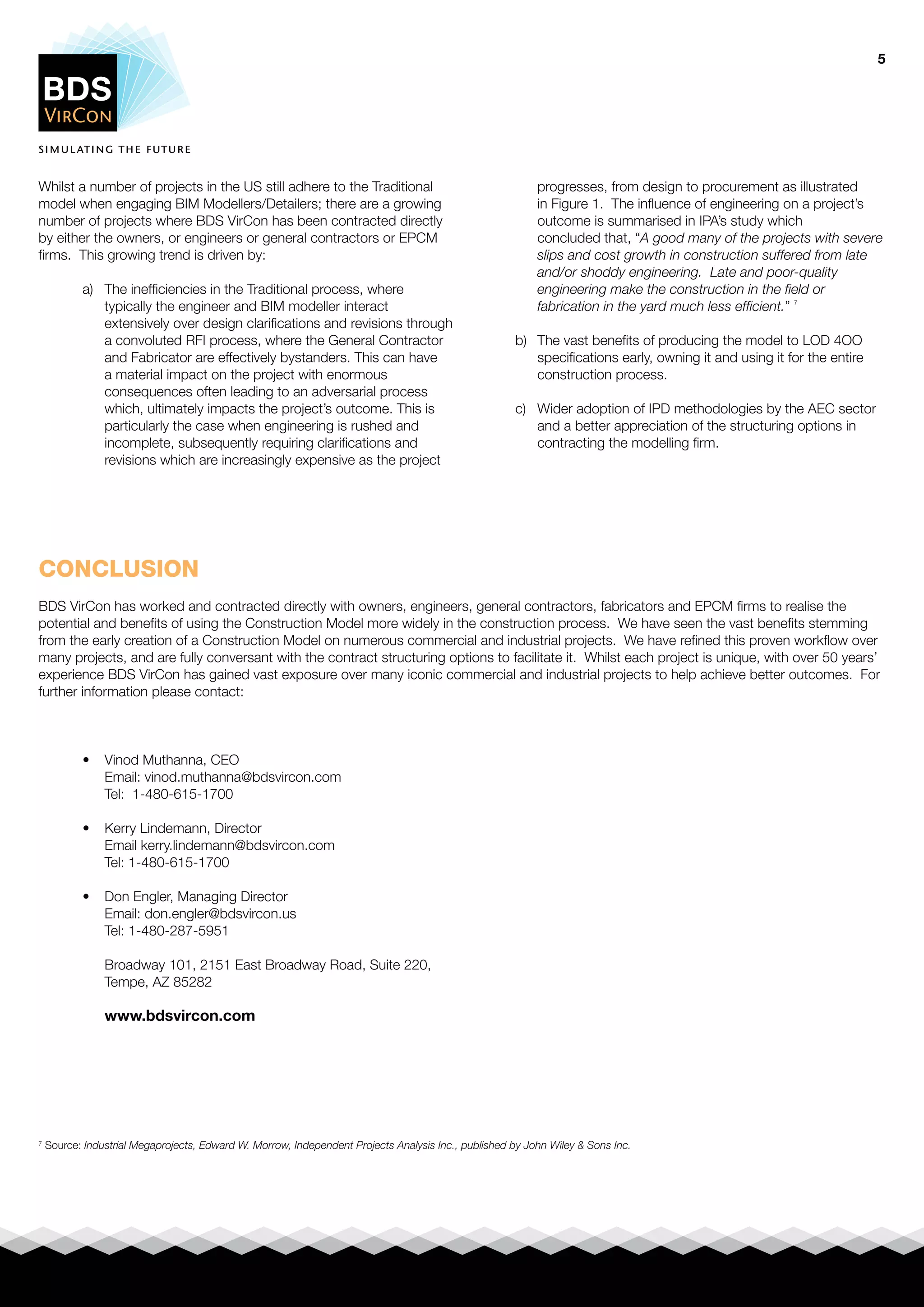 Innovative Detailing and BIM workflows- Reduce risk, compress schedule ...