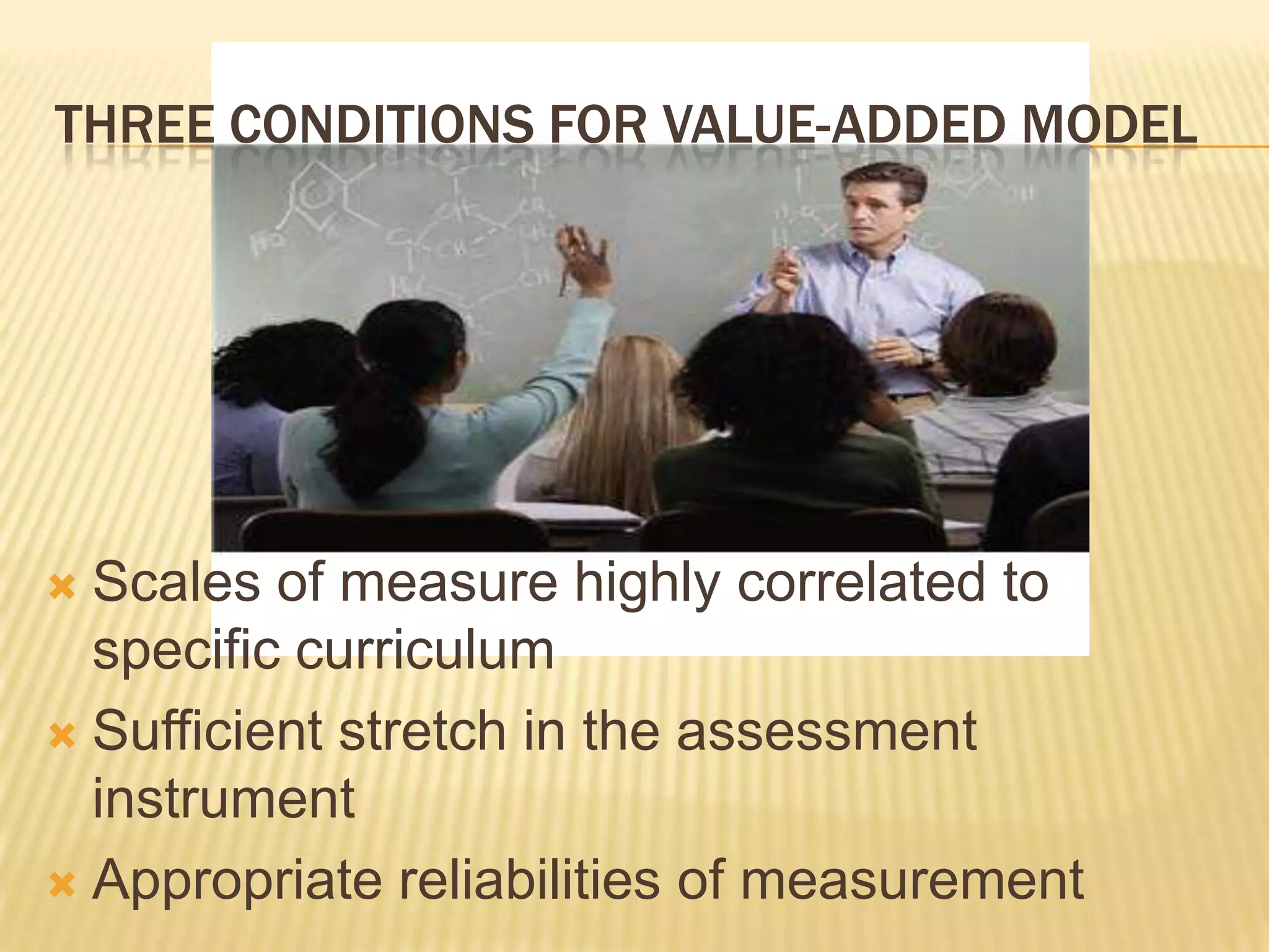 Value Added Assessment | PPTX | Education industry | Industries