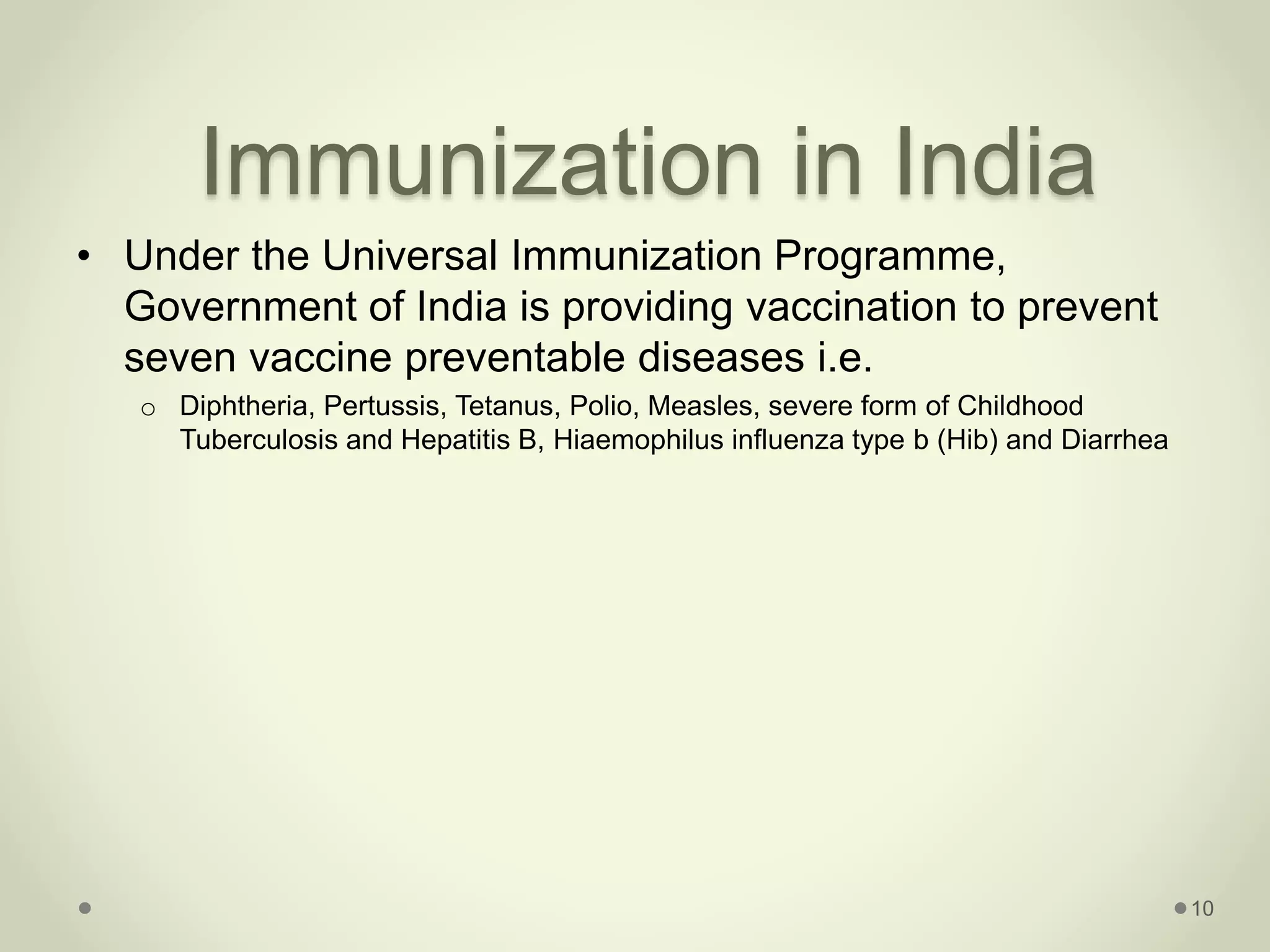 National Immunization Schedule | PPTX