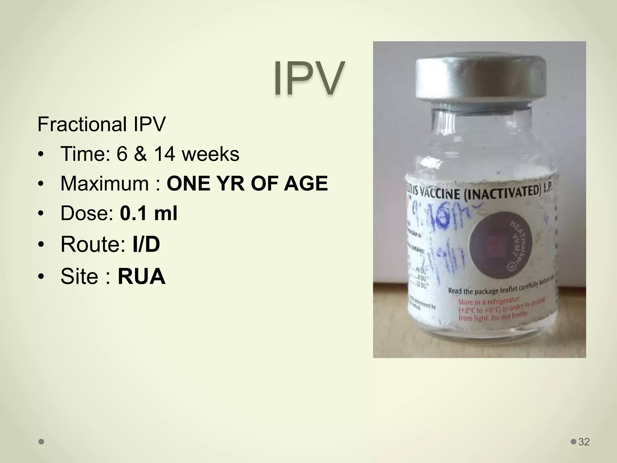 National Immunization Schedule | PPTX