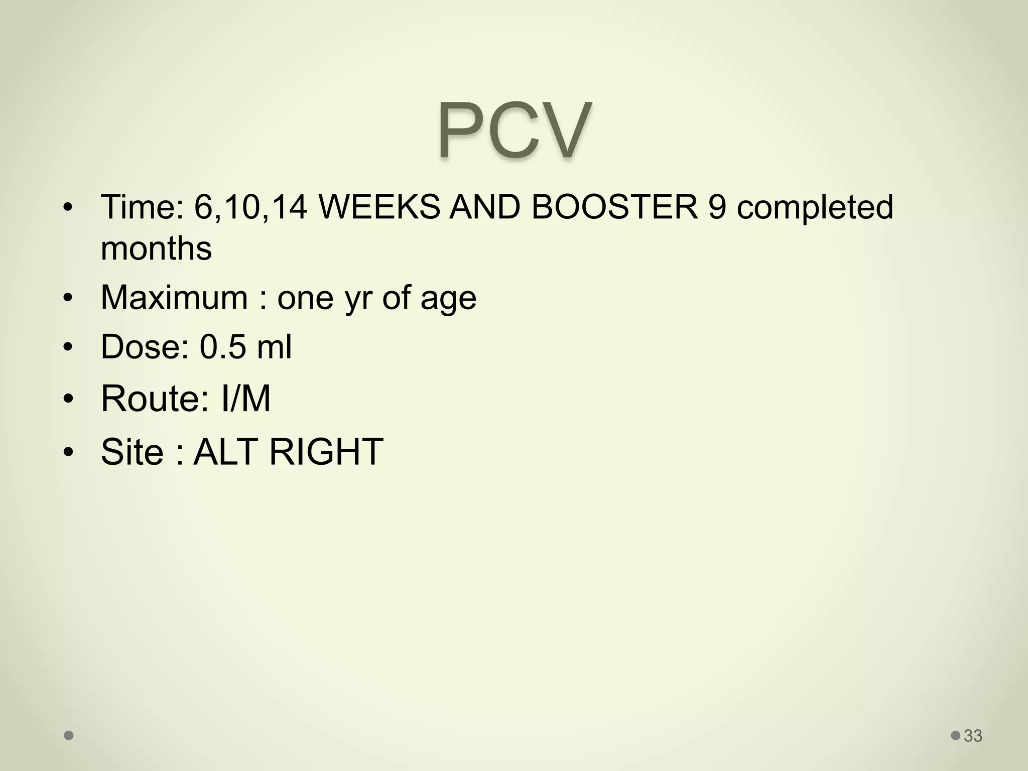 National Immunization Schedule | PPTX