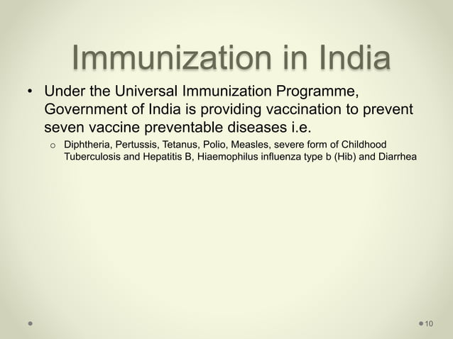 National Immunization Schedule | PPTX | Infectious Diseases | Diseases ...