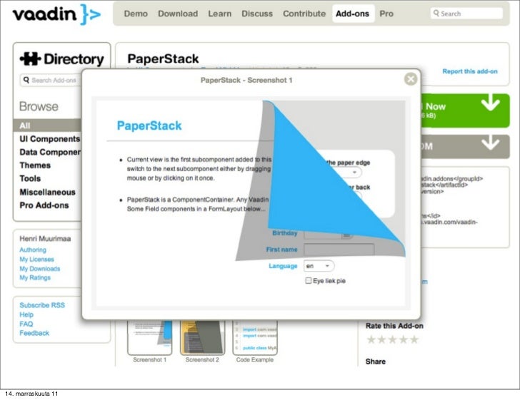 Using Vaadin To Create Html5 Enabled Web Apps In Pure Scala
