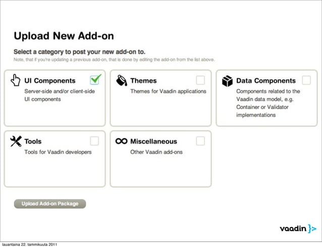 Vaadin roadmap | PPT