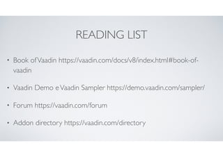 Vaadin7 | PPT