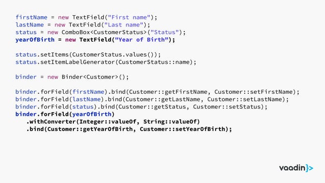 Vaadin 8 and 10 | PPT