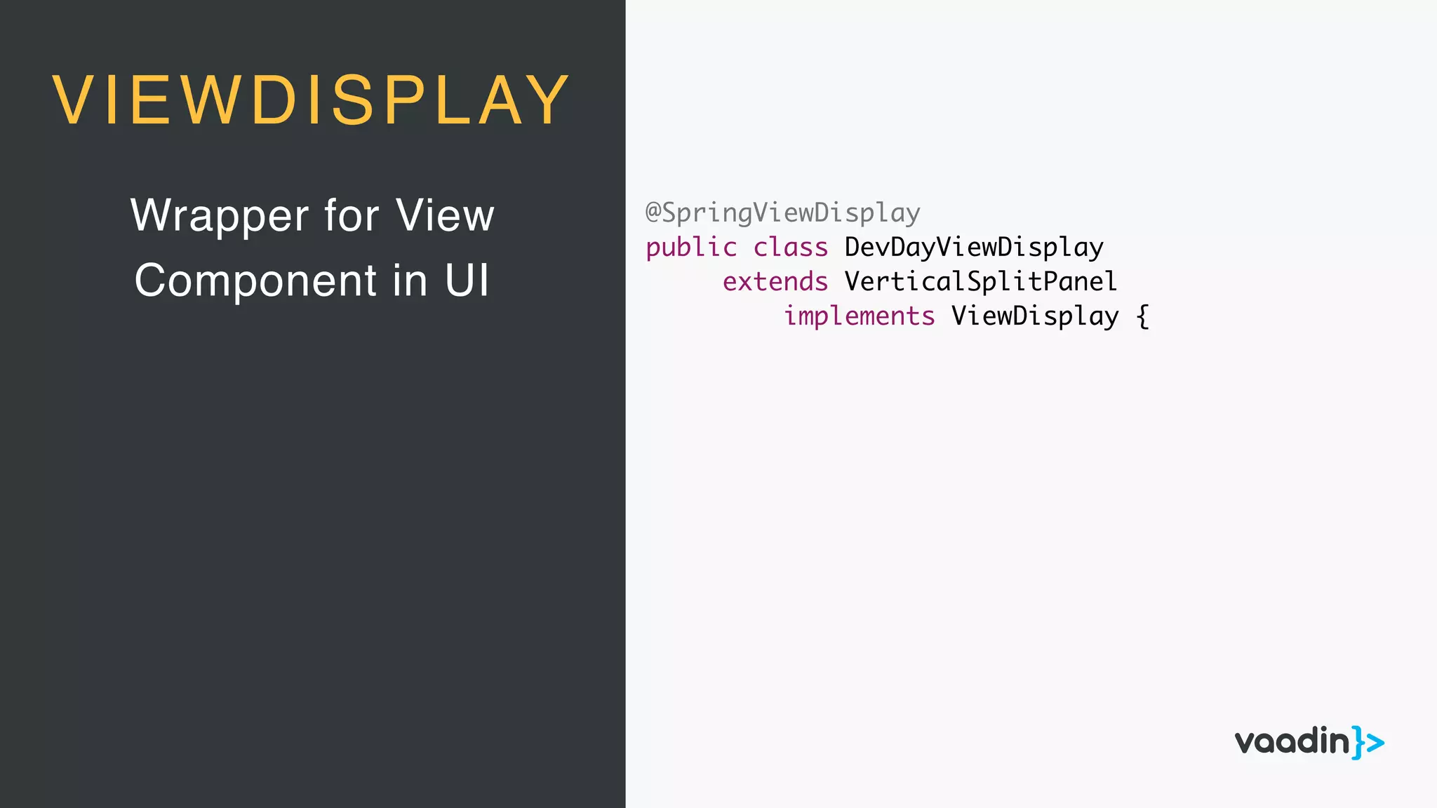 Vaadin 8 With Spring Framework Ppt