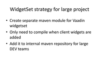 Vaadin filtering table example | PPT