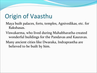 Vaasthu presentation, manasa 2 | PPT