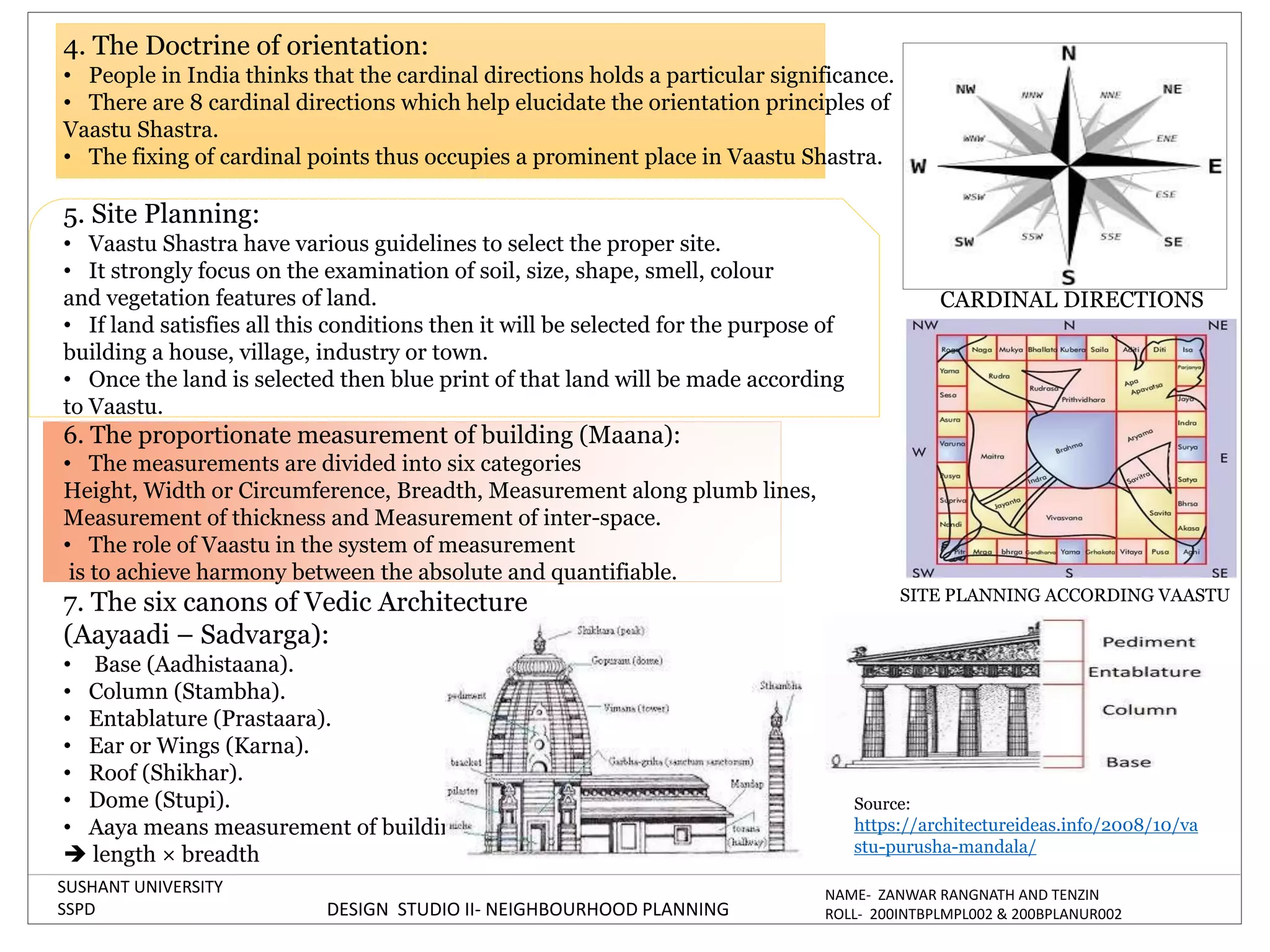 Vaastu and manasara | PPTX