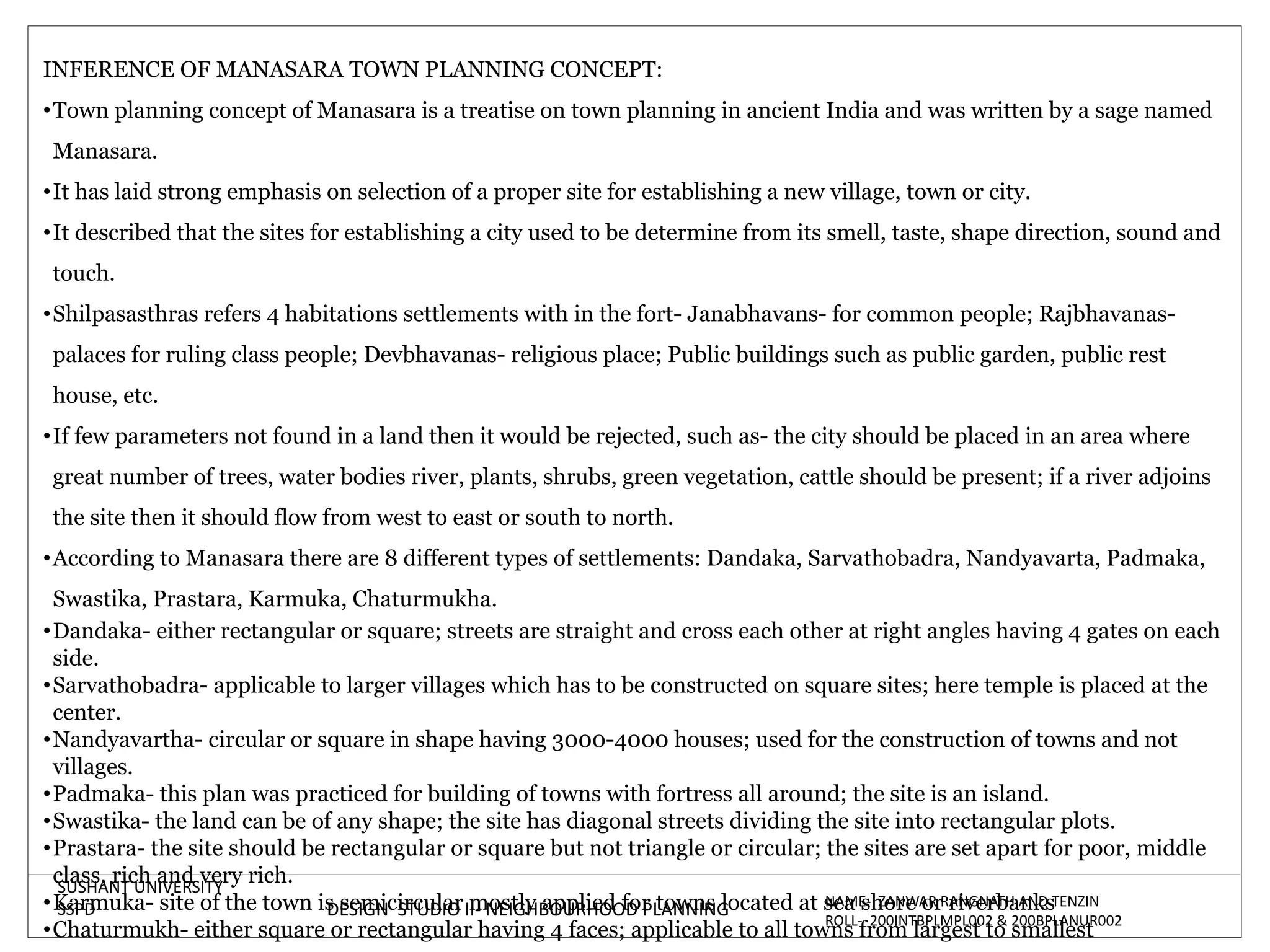 Vaastu and manasara | PPTX