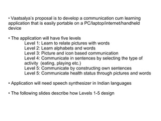 Vaatsalya Cerebral Palsy Application | PPT