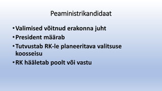 Vabariigi valitsus | PPT
