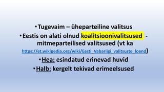 Vabariigi valitsus | PPT