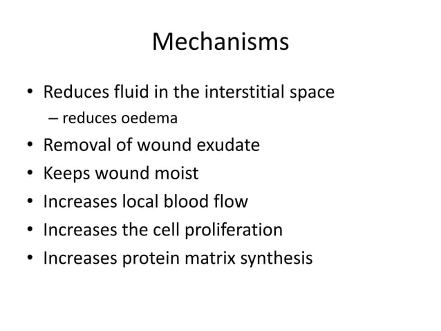 Vacuum assisted closure therapy | PPTX | Death, Injury, or Military ...