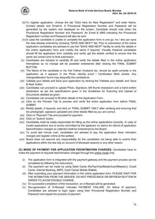 Vacancies at reserve bank of india | PDF