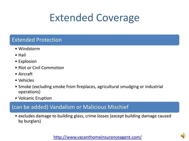 Vacant home Insurance | PPT