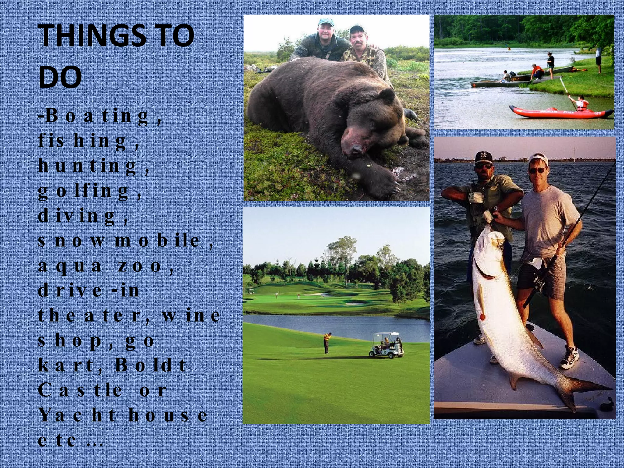 Vacation Presentation Danny Cho 1000 islands | PPT | Canoeing and ...