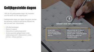Je recht op verlof in België: krijg je de vakantiedagen die je verdient ...