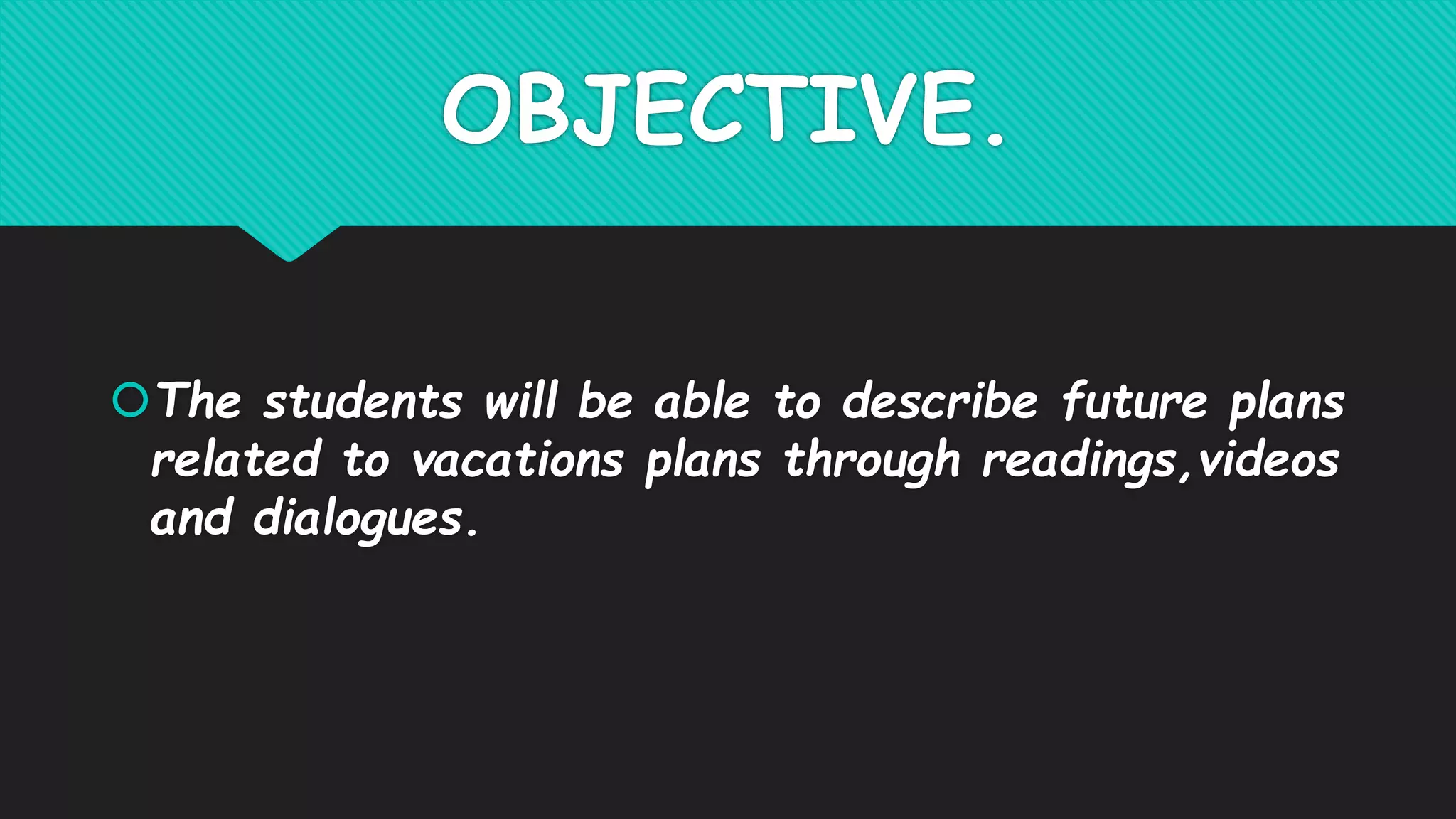 Vacation planning | PPTX