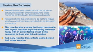 inCruises | Why Vacations are a Necessity | PDF