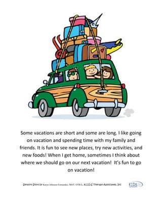 Vacation story | PDF