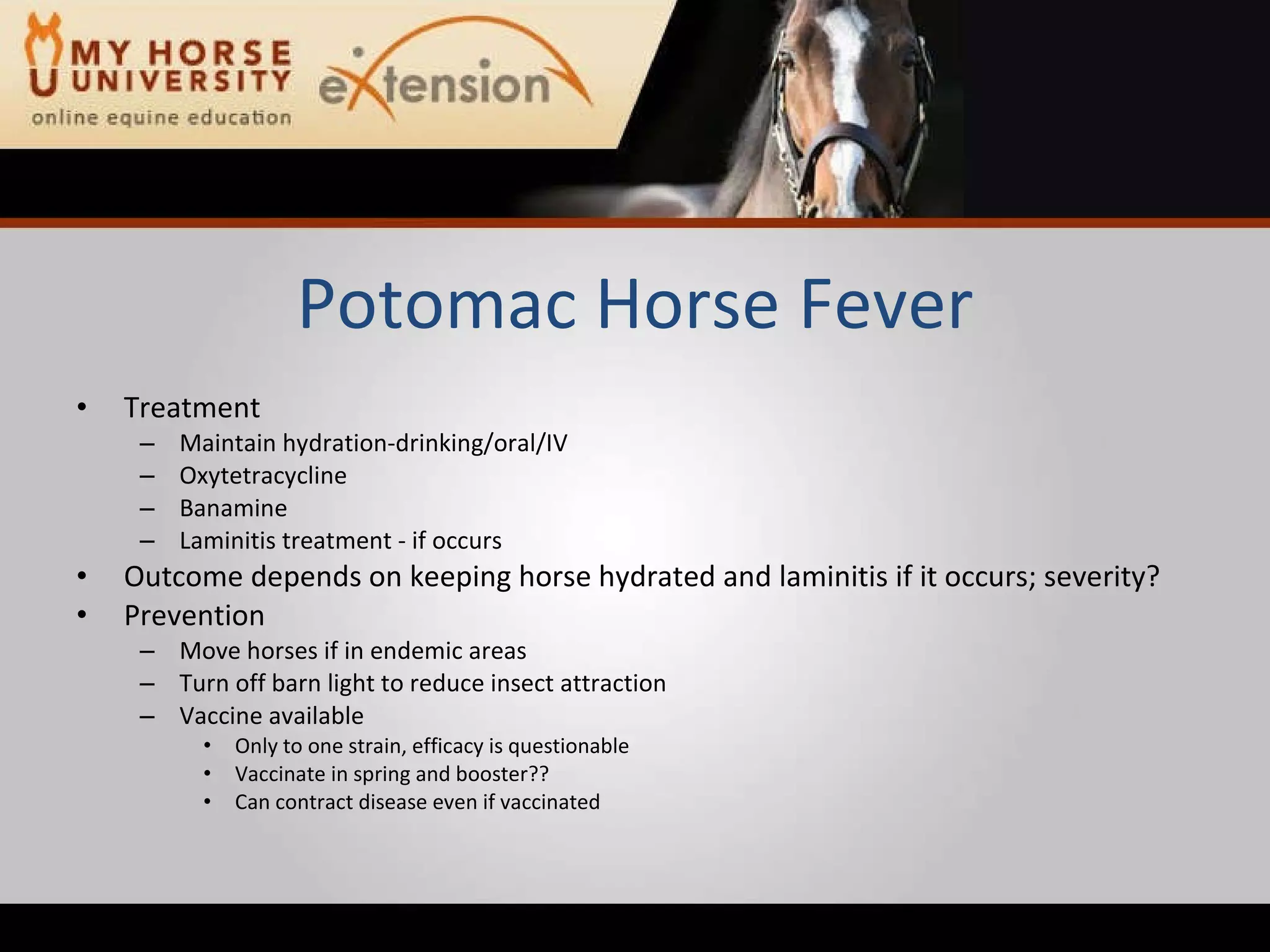 Vaccinating Your Horse (Marteniuk) | PPT
