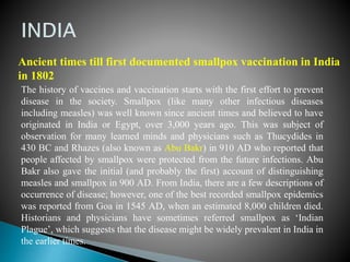 Immunology history in India | PPTX