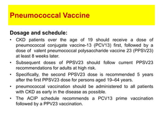 Vaccination in CKD patients | PPTX