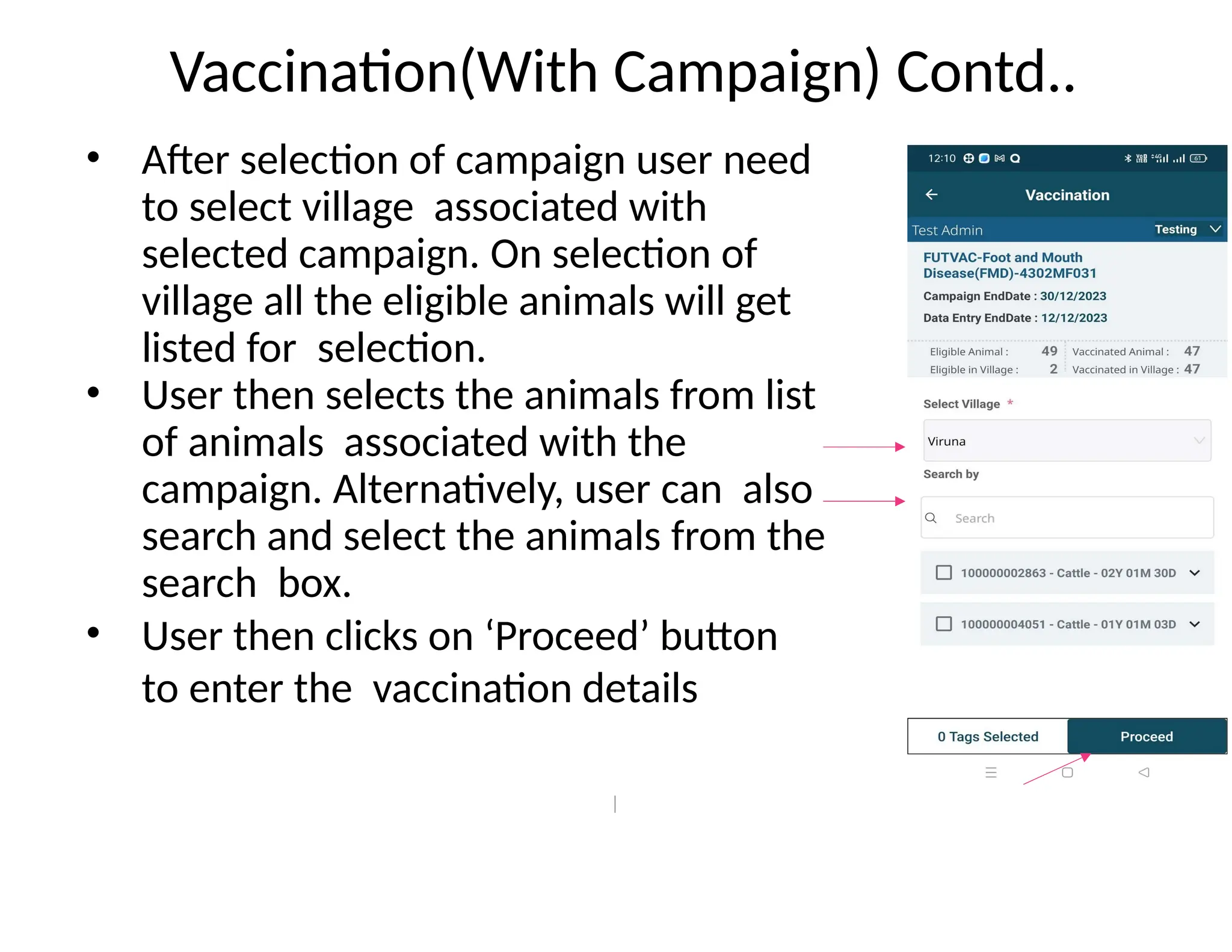 Vaccination modules of difference animals | PPT