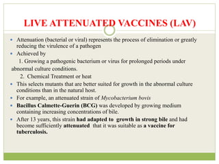 LIVE ATTENUATED VACCINE | PPTX