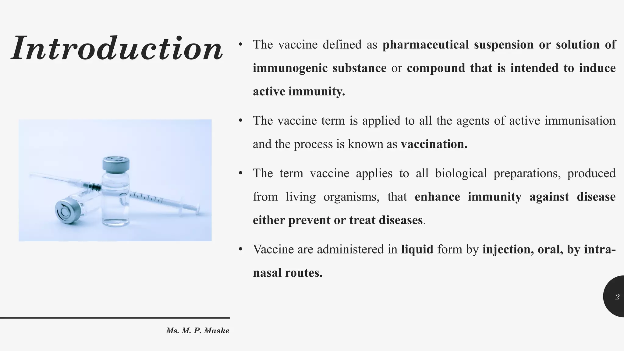 Overview on Vaccine, Immunity, Types of Immunity and Immunisation | PDF