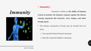 Overview on Vaccine, Immunity, Types of Immunity and Immunisation | PDF