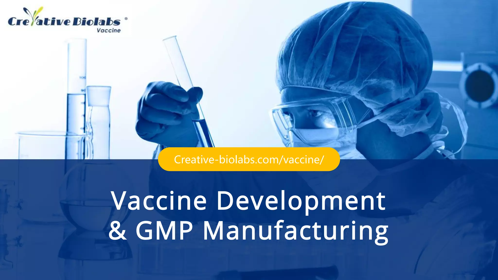 Vaccine Development & GMP Manufacturing - Creative Biolabs | PPTX