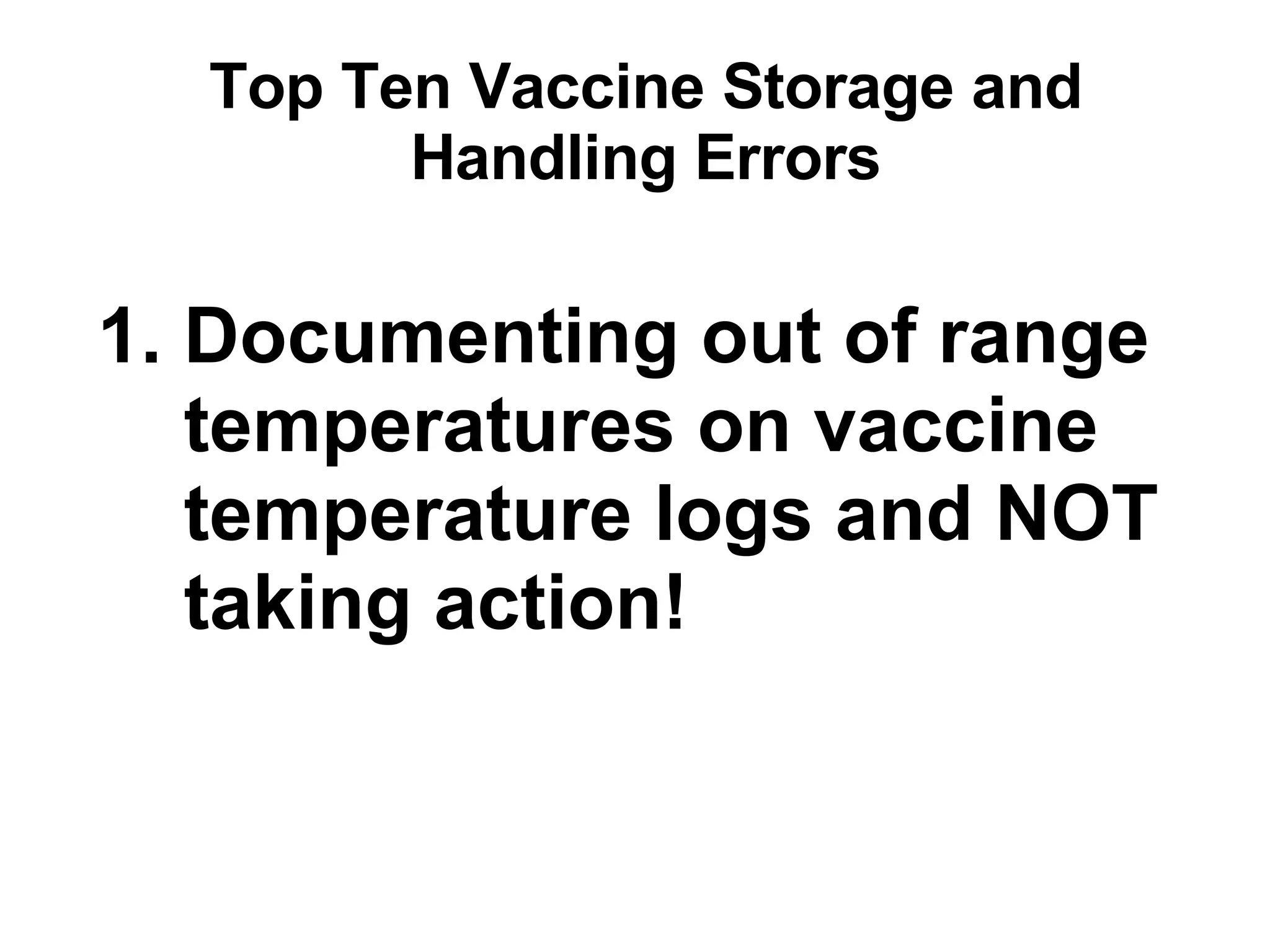 Vaccine Storage And Handling Atkinson | PPT