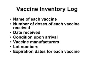 Vaccine Storage And Handling Atkinson | PPT