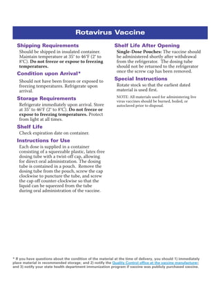 VACCINE STORAGE GUIDELINES | PDF