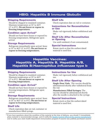 VACCINE STORAGE GUIDELINES | PDF