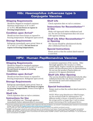 VACCINE STORAGE GUIDELINES | PDF