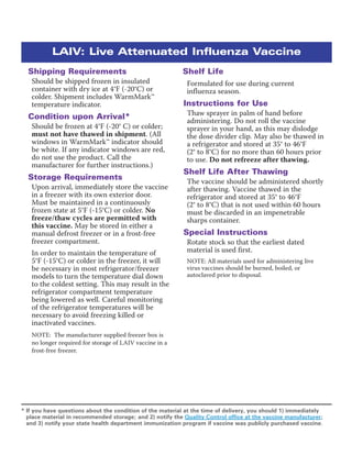 VACCINE STORAGE GUIDELINES | PDF