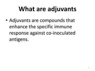 Vaccine and adjuvants | PPTX