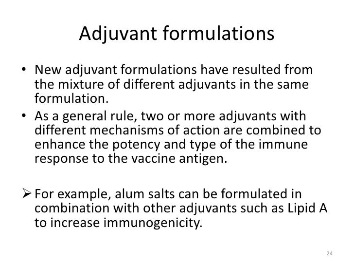 Vaccine and adjuvants