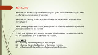 vaccine and adjuvents | PPT