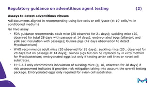 Vaccine Cell Bank and Virus Seed Characterization | PPT