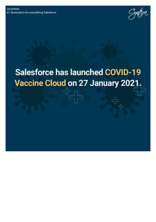Salesforce Vaccine Cloud | PDF