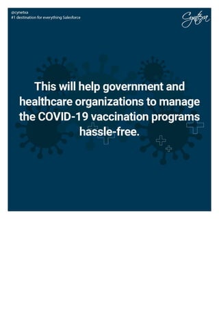 Salesforce Vaccine Cloud | PDF