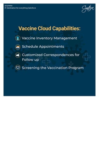 Salesforce Vaccine Cloud | PDF